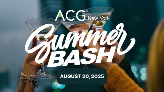 2025 ACG NY Annual Summer Bash | ACG New York